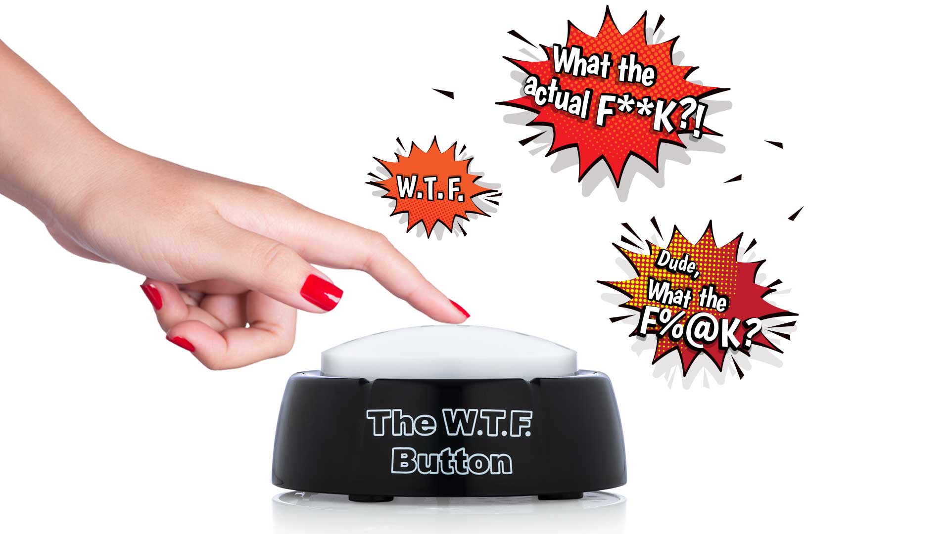 The WTF Button – The Adult Toy that Packs a Sonic Punch.